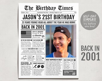 21st Birthday Decor - Etsy