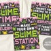 Slime Signs Printable, GIRL Birthday Party Slime Decorations, It's ...