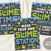 Slime Signs Printable, BOY Birthday Party Slime Decorations, It's Slime ...