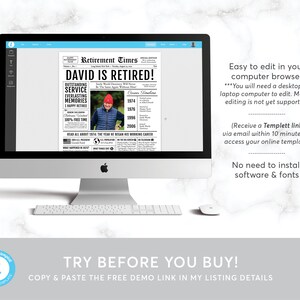 Editable Retirement Gift for Instructor Template Retirement | Etsy