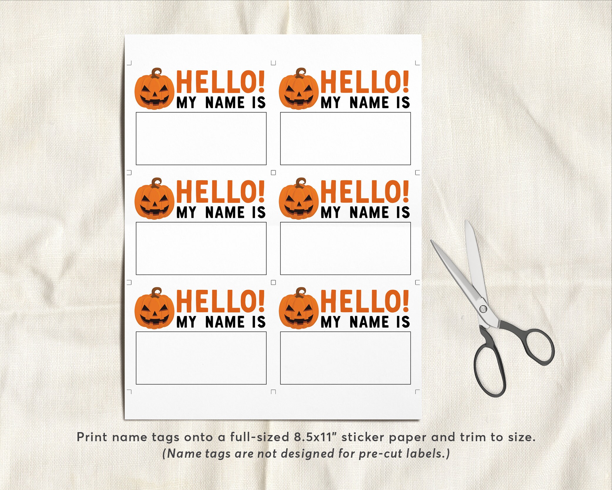 What's Your Halloween Name Game, Pumpkin Carving Party Activity With ...