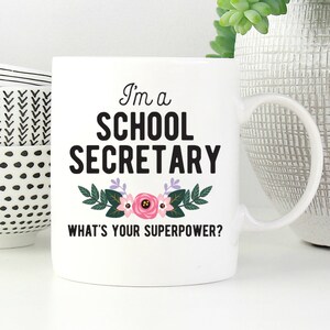 School Secretary Mug, Secretary Appreciation, Gift for School Secretary ...