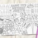 Spa Party Coloring Placemat Tweens Editable Template Pamper Manicure ...