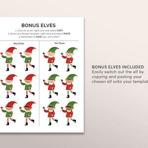 You've Been Elfed Coworker Game Editable Template, We've Been Elfed I ...