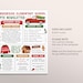 December PTO PTA Newsletter Flyer Editable Template, Holiday Meeting ...