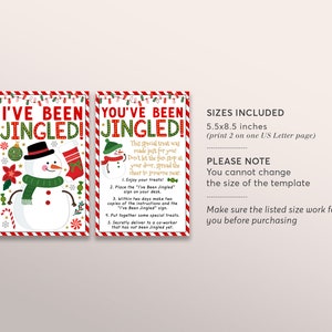 We've Been Jingled Coworker Game Editable Template, You've Been Jingled ...