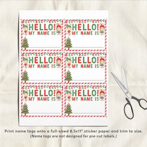 What's Your Elf Name Game, Elves Christmas Party Activity Game With ...