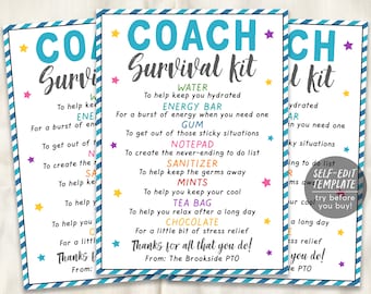 Cheer Coach Competition Survival Kits Customized Cheer Coach Gifts PDF ...