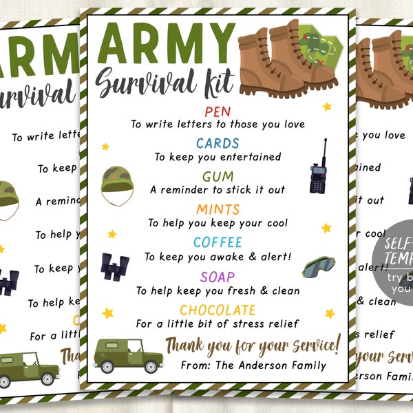 Military Care Package - Etsy