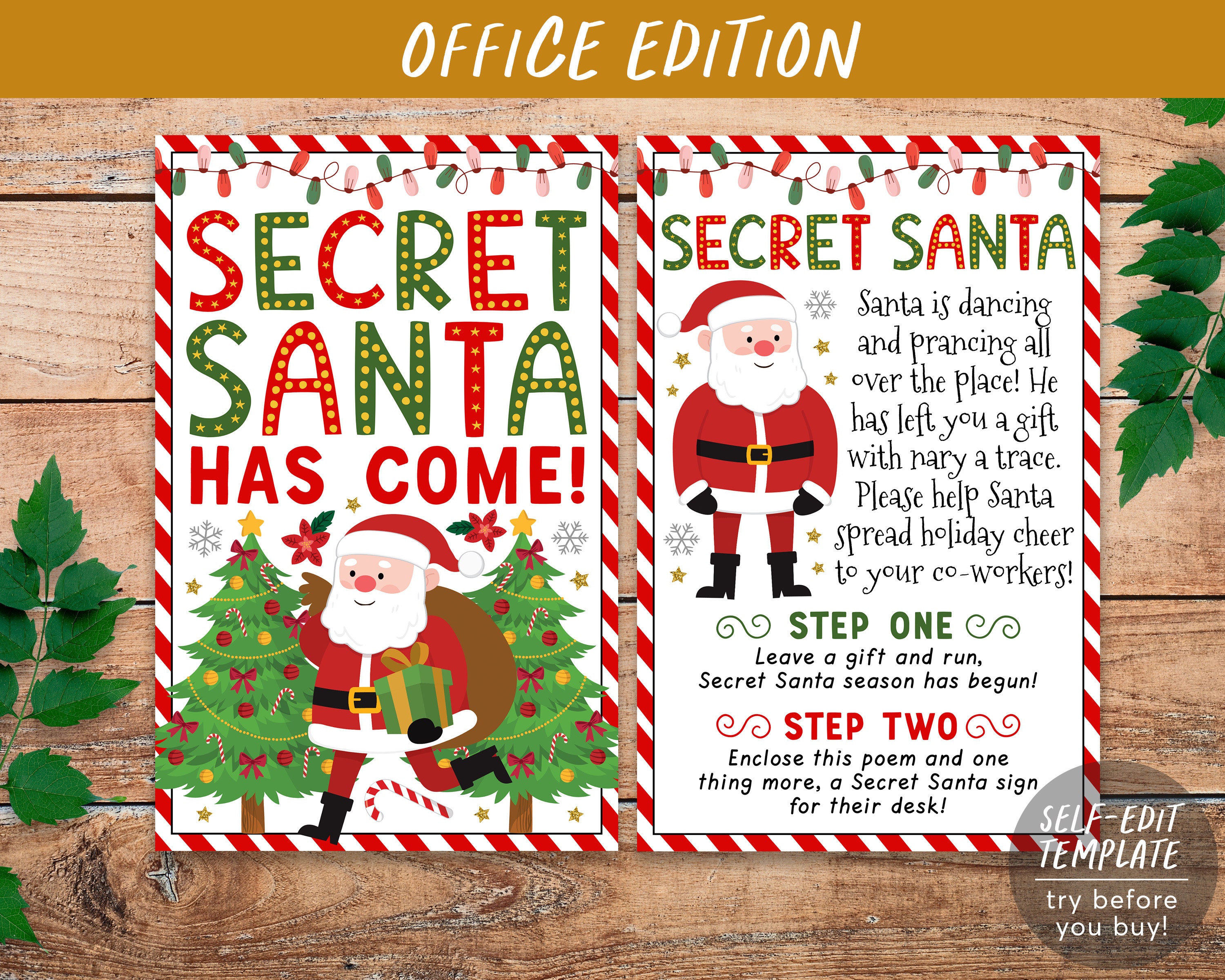 Secret Santa Office Rules