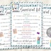 Accountant Survival Kit Gift Tags Editable Template, CPA Accounting ...