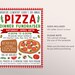 Pizza Dinner Fundraiser Flyer Editable Template, Pizza Italian Dinner ...