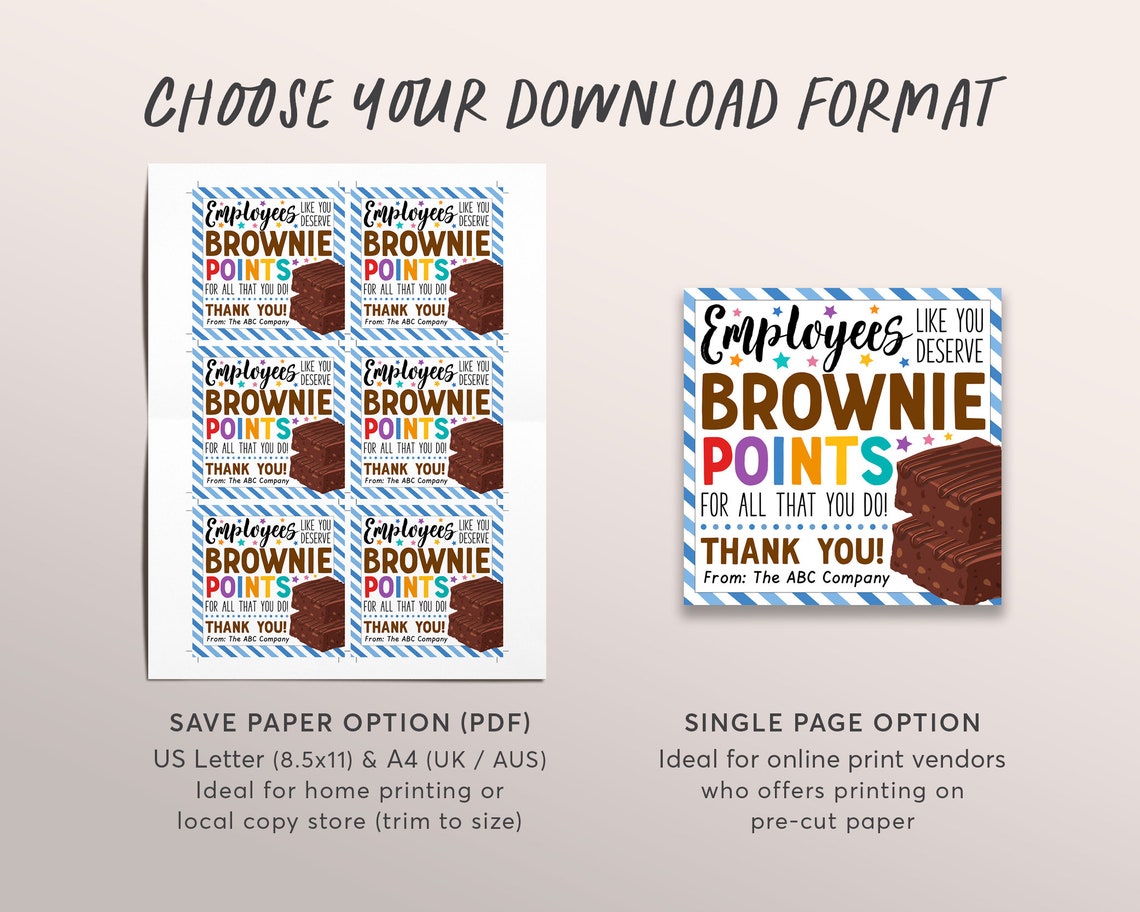 Employee Appreciation Gift Tags Editable Template, Employees Deserve ...
