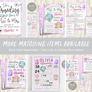 Adventure Awaits Travel Birthday Party Invitation Editable Template ...