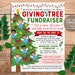 Christmas Giving Tree With Angels Fundraiser Flyer Editable Template ...