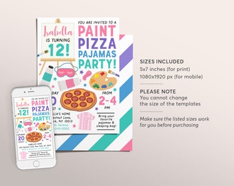 Farewell Pizza Party Invitation