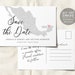 Editable Mexico Map Save the Date Template, Destination Wedding, Modern ...