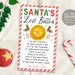 Santa's Lost Button Tag Editable Template, Christmas Lost Button Tag ...