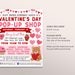 Valentine's Day Pop up Shop Flyer Editable Template, Valentine Party ...