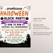 Halloween Block Party Flyer Editable Template, Spooktacular Spooky ...