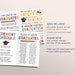 Kindergarten Graduation Program Editable Template, Pre-k Preschool ...