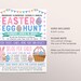 Easter Egg Hunt Fundraiser Flyer Editable Template, Kids Spring Easter ...