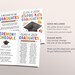 Pre-k Graduation Program Editable Template, Preschool Ceremony Program ...