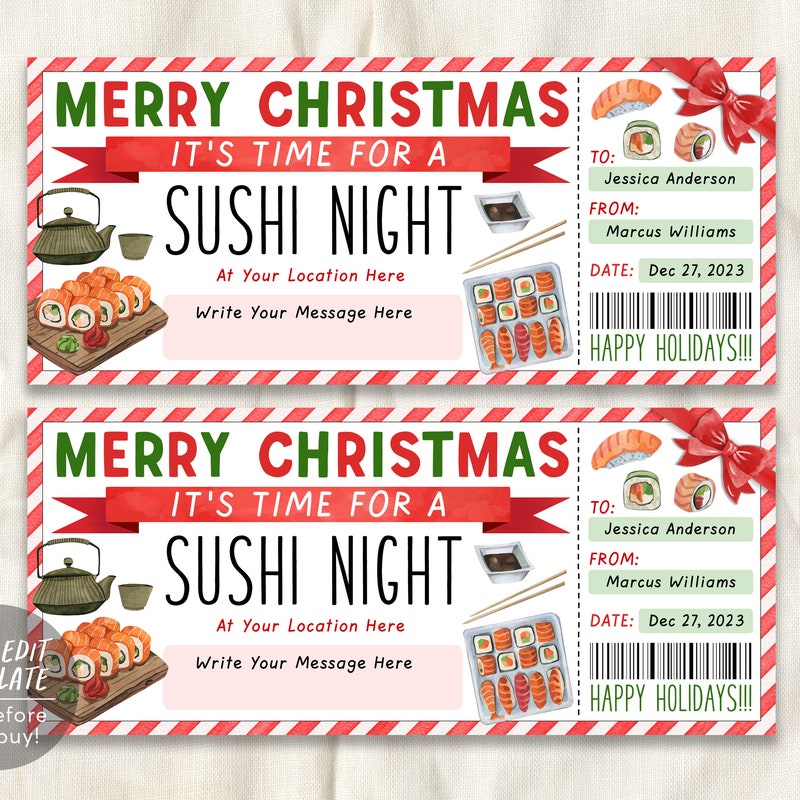 Sushi - Etsy