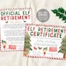 Elf Retirement Letter Bundle Editable Template, BOY OR GIRL Official ...
