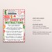 Christmas DIY Cookie Kit Instructions Card Editable Template, Holiday ...