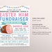 Easter Ham Fundraiser Flyer Editable Template, Spring Easter Sale Event ...