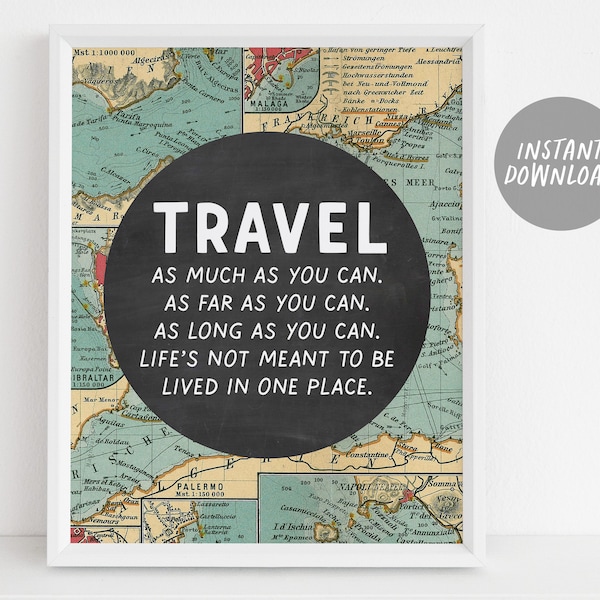 Wanderlust Print - Etsy