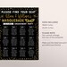 Masquerade Party Table Seating Chart Editable Template - Etsy