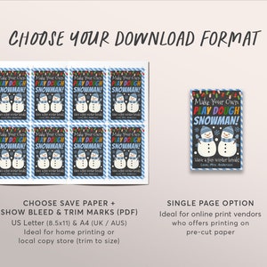 Make Your Own Play Dough Snowman Gift Tags Editable Template, Winter ...