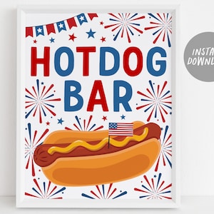 4th of July Party Signs BUNDLE, Fourth of July Decorations ...