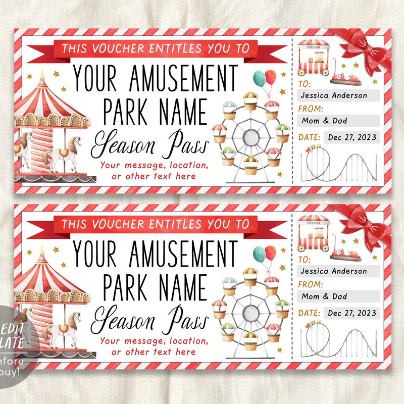 Pass Concerts in the Park - Etsy
