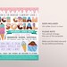 Ice Cream Social Flyer Editable Template, Teacher Appreciation Week ...