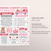 February PTO PTA Newsletter Flyer Editable Template, School Valentine's ...