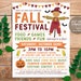 Fall Festival Harvest Flyer Editable Template, Halloween Party ...