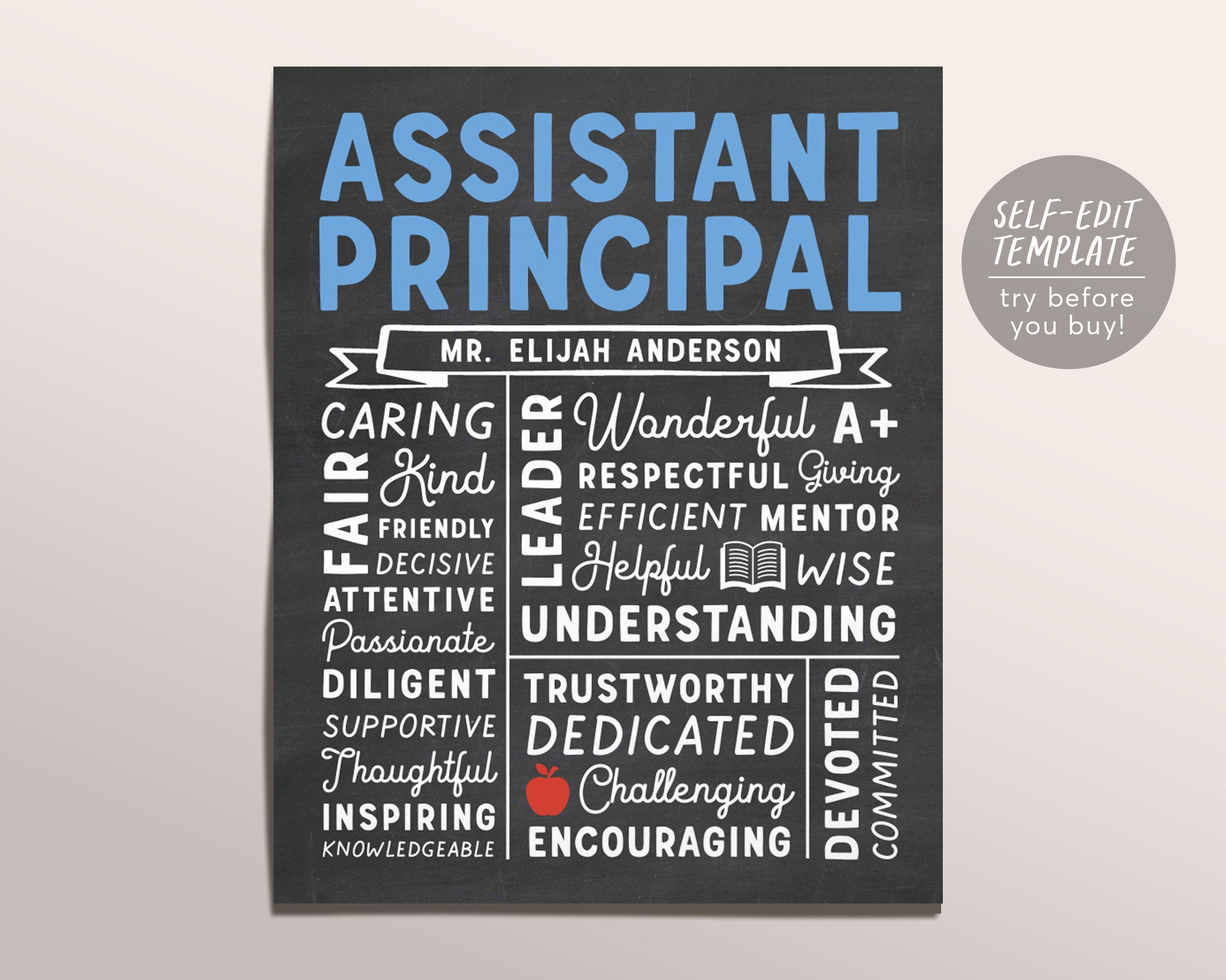 Assistant Principal Sign