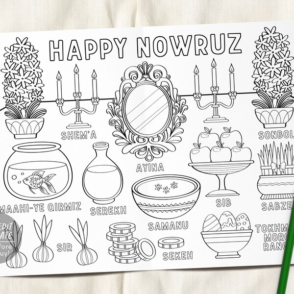 Persian New Year Decorations - Etsy