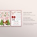 Secret Santa Christmas Game Editable Template, Secret Santa Gift Swap ...