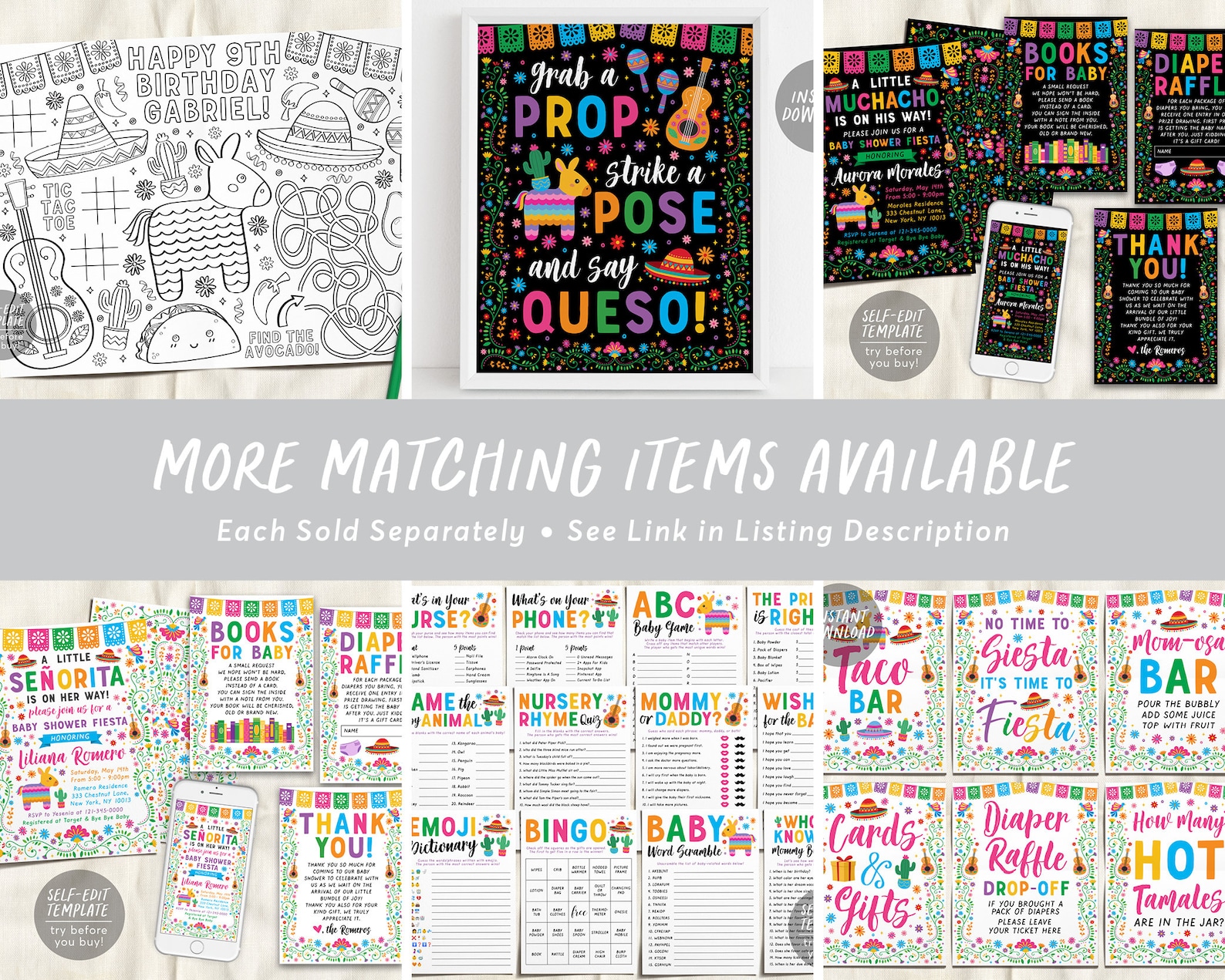 Taco Nacho Bar Fundraiser Flyer Editable Template, Fiesta Charity Nacho ...