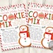 Sugar Cookie Recipe Christmas Gift Tag Editable Template, Holiday ...