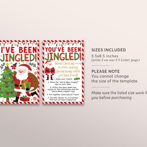 We've Been Jingled Coworker Christmas Game Editable Template, I've Been ...