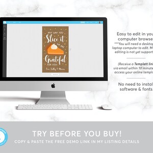 Editable Thanksgiving Thank You Gift Tag Template Grateful - Etsy