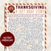 Thanksgiving Left Right Game, Left Right Story Pass the Gift Exchange ...