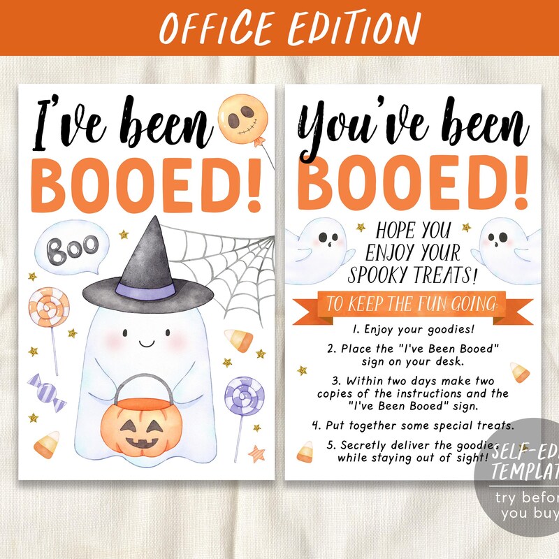 You've Been Booed Office - Etsy
