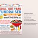 BBQ Grill Out Flyer Editable Template, Family Picnic Barbecue Barbeque ...
