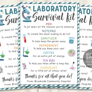 Laboratory Survival Kit - Etsy